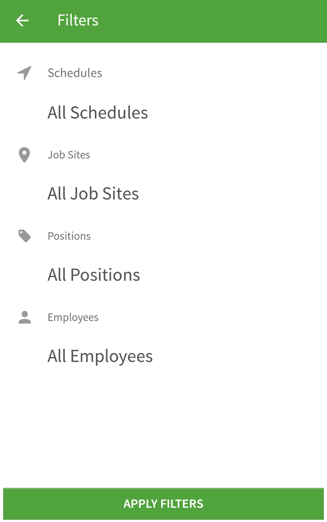 Schedule Filtering – When I Work Help Center