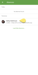 Processing Absences – When I Work Help Center