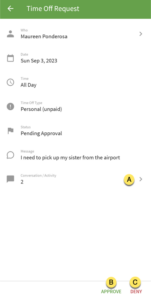 Processing Time Off Requests – When I Work Help Center
