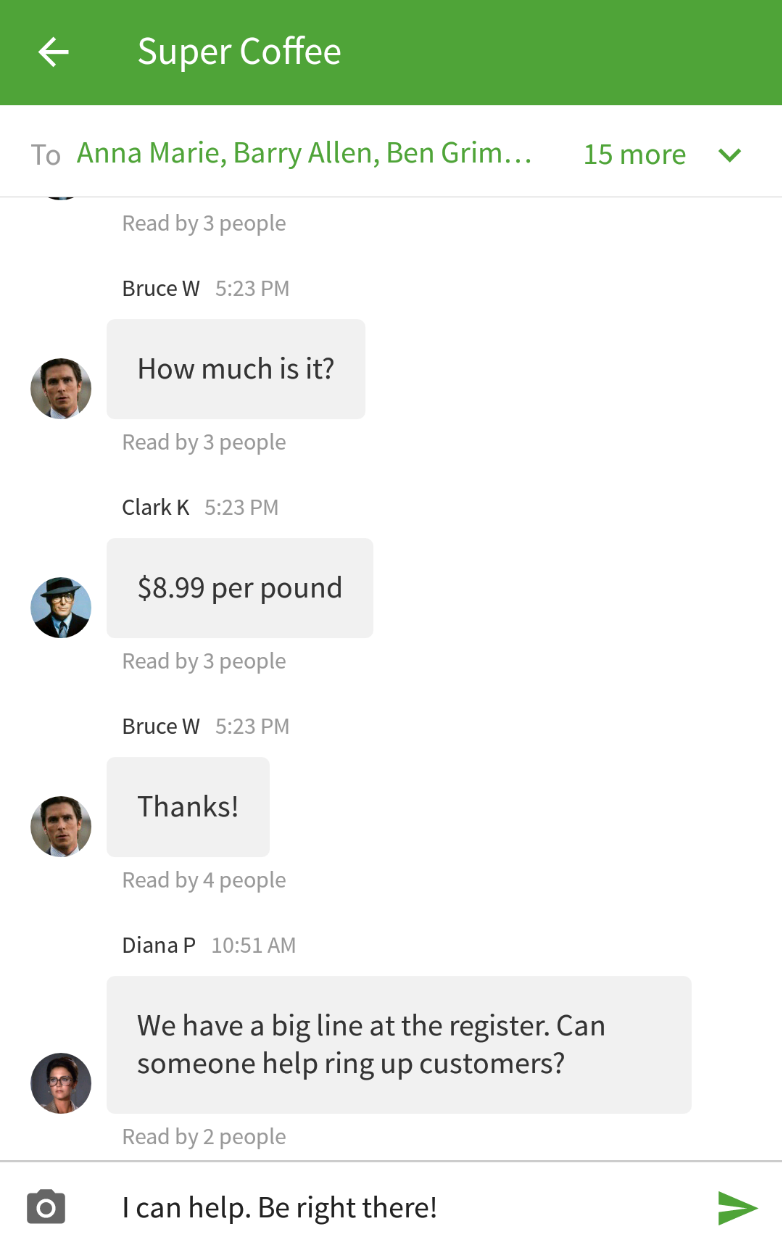 Using WorkChat – When I Work Help Center