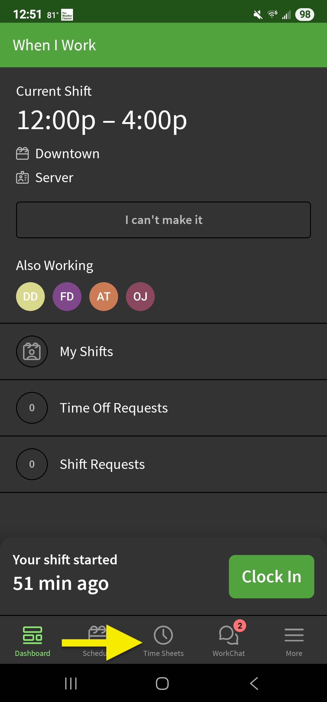 Reviewing And Editing Your Own Timesheets When I Work Help Center
