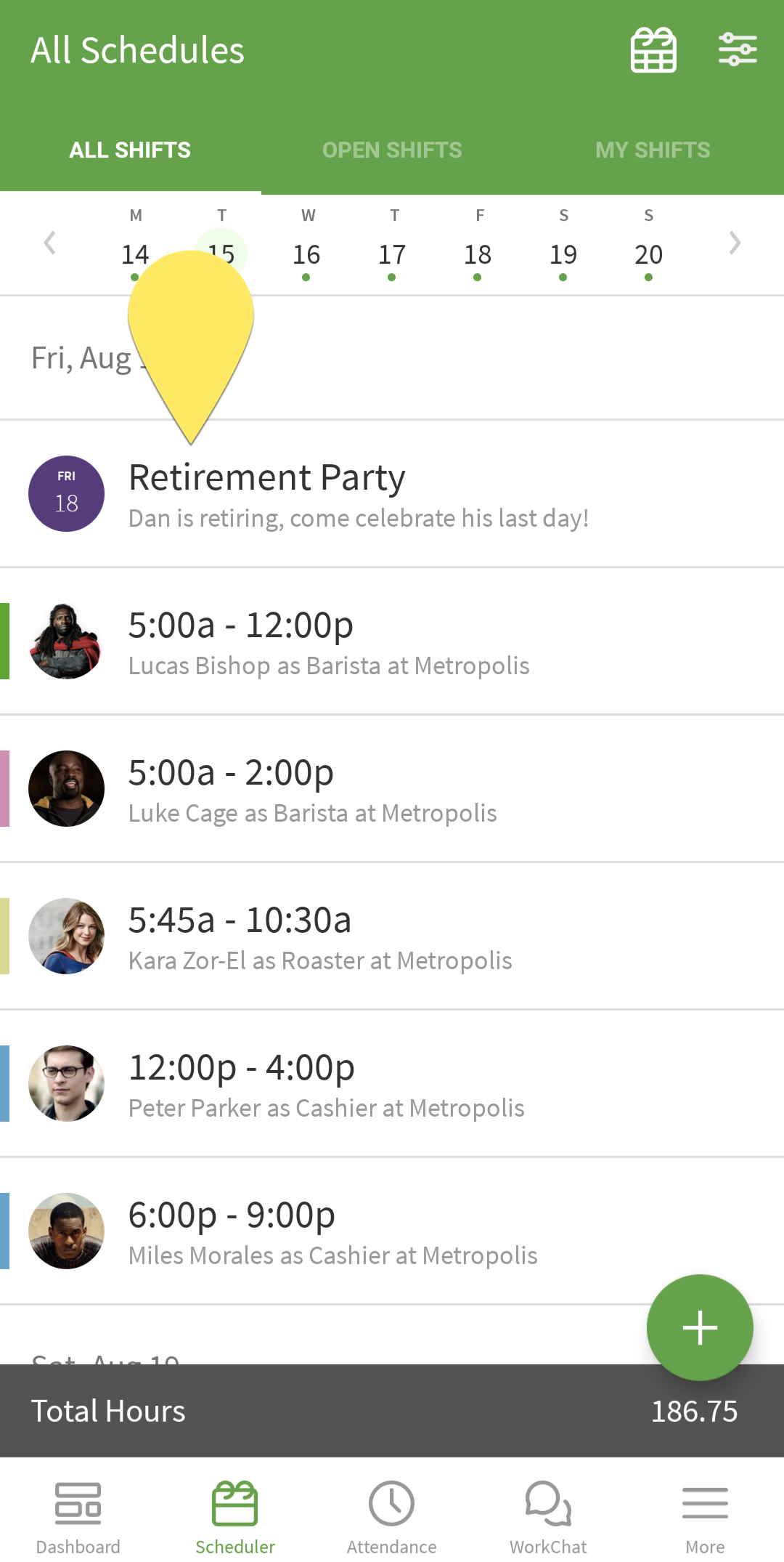 Using Annotations – When I Work Help Center