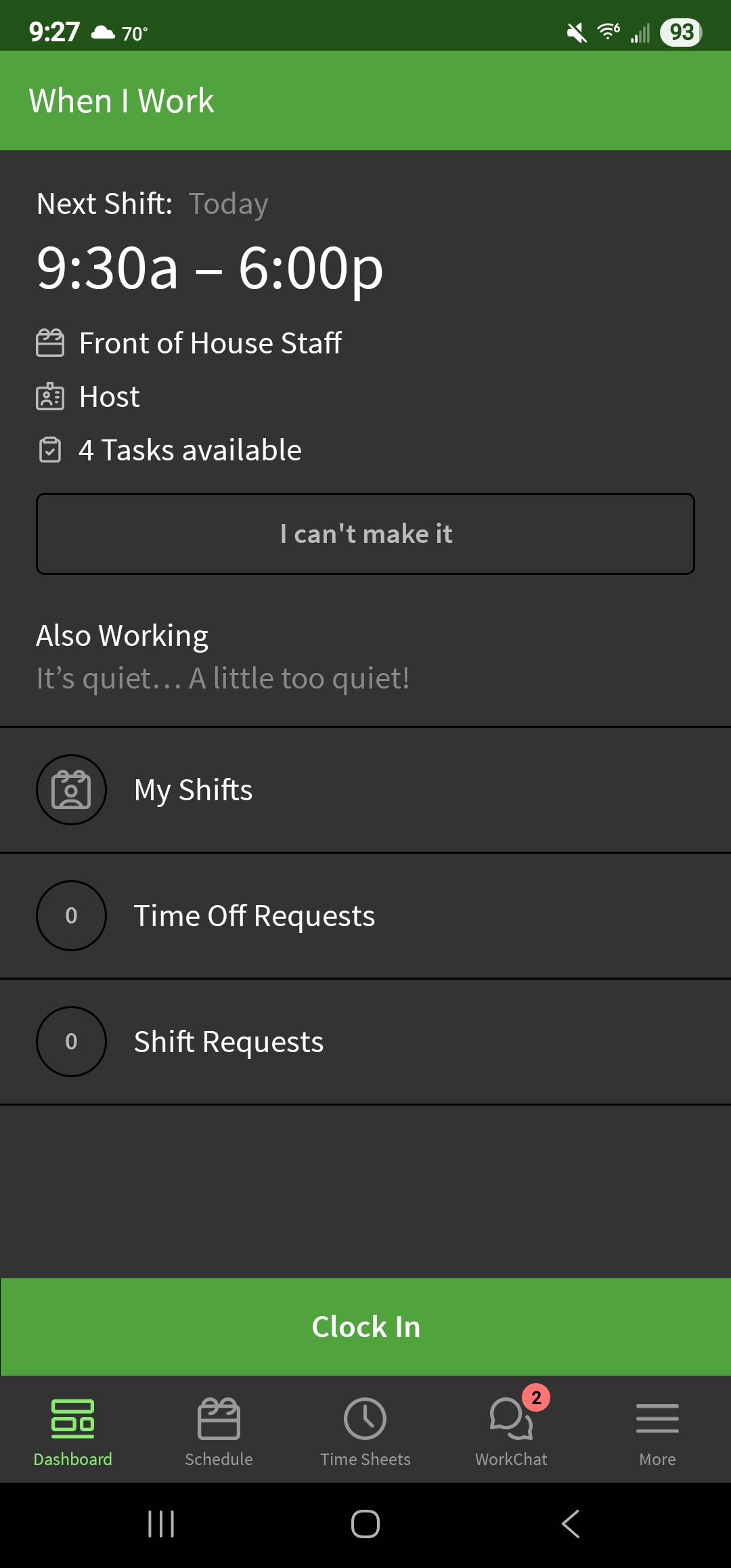 Clocking In and Out – When I Work Help Center