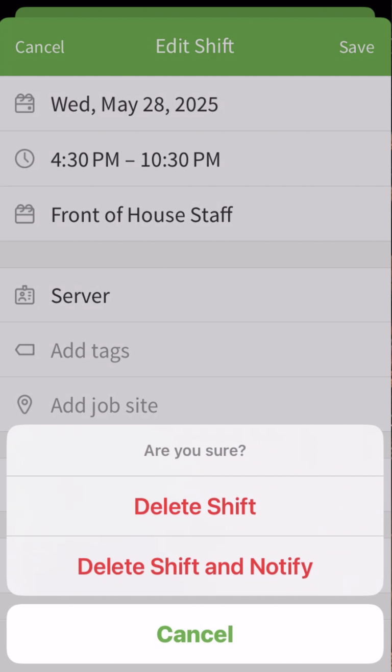 Scheduling a Shift – When I Work Help Center