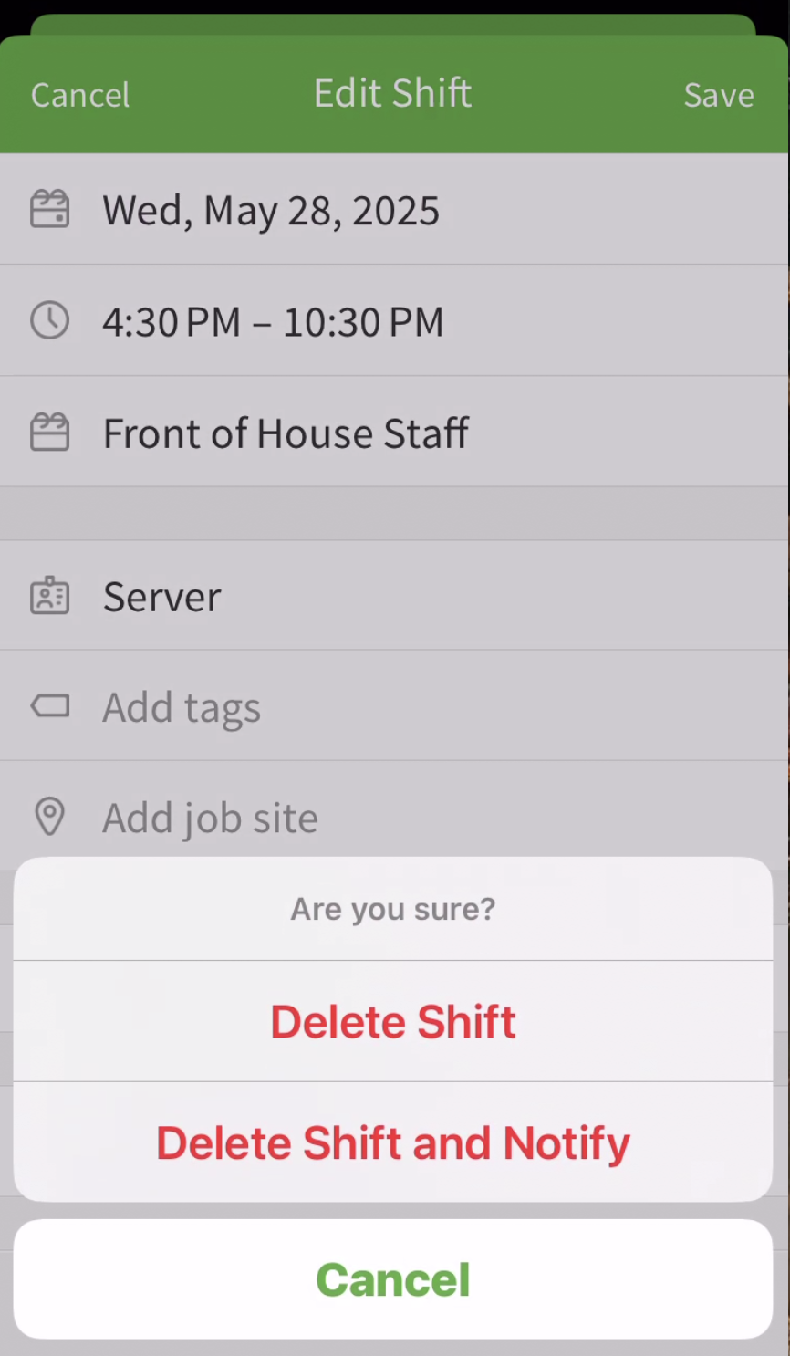 Scheduling a Shift – When I Work Help Center