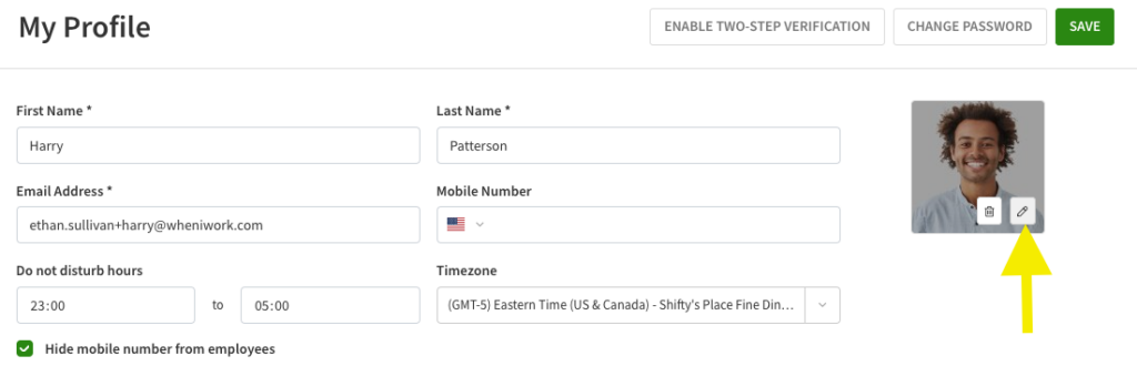 Updating Your Profile Settings – When I Work Help Center