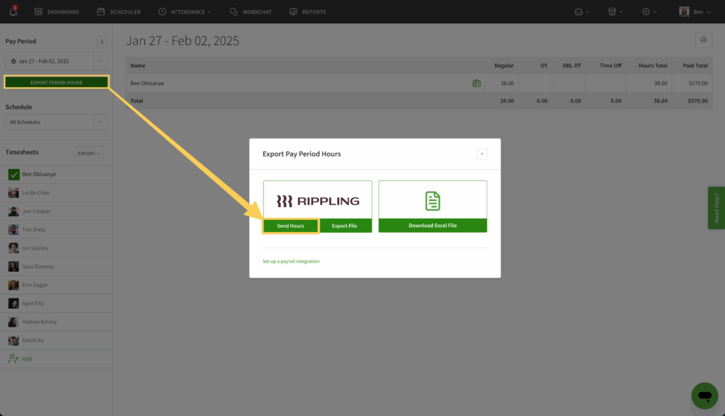 Rippling API Payroll Integration – When I Work Help Center