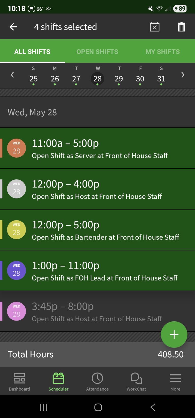 Scheduling a Shift – When I Work Help Center