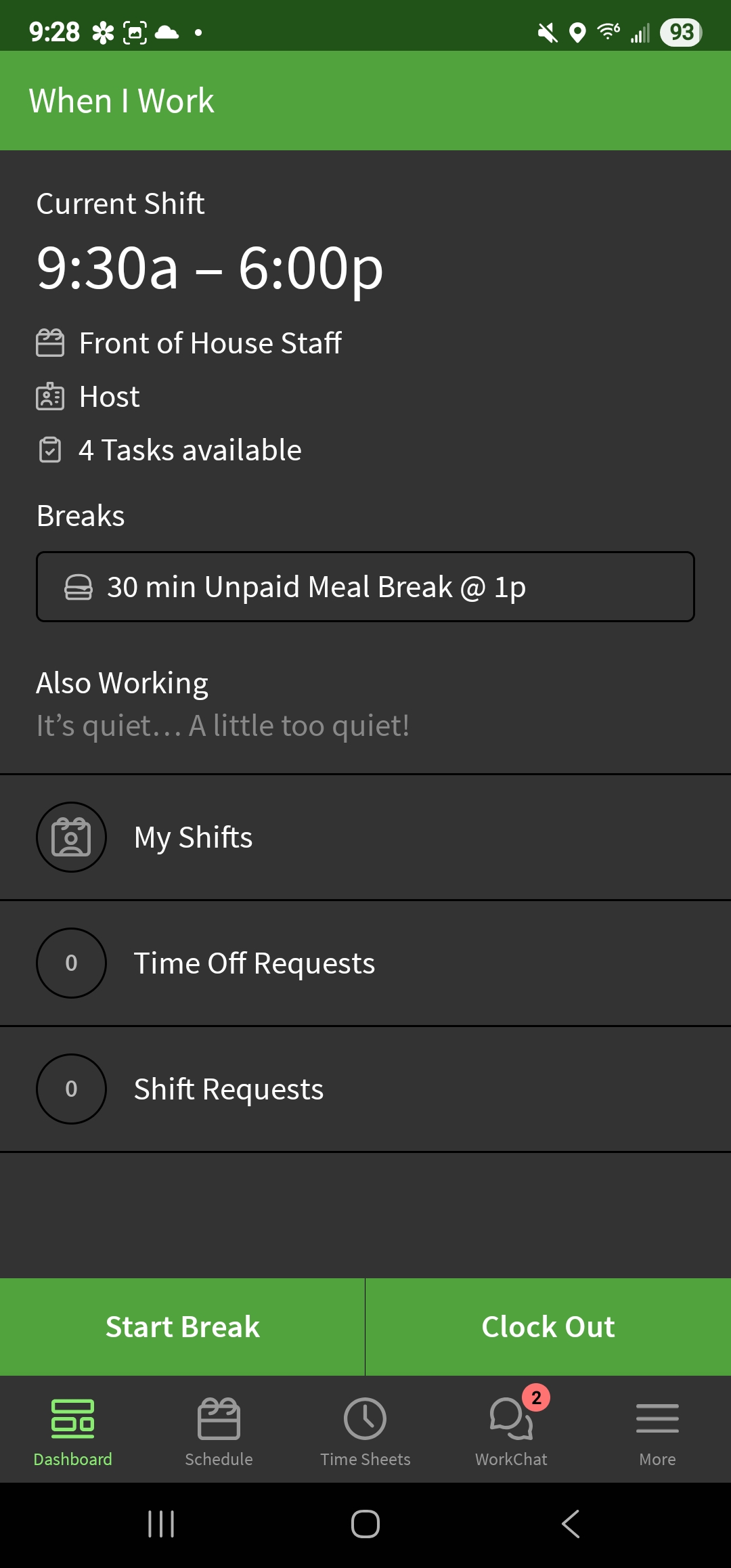 Clocking In and Out – When I Work Help Center