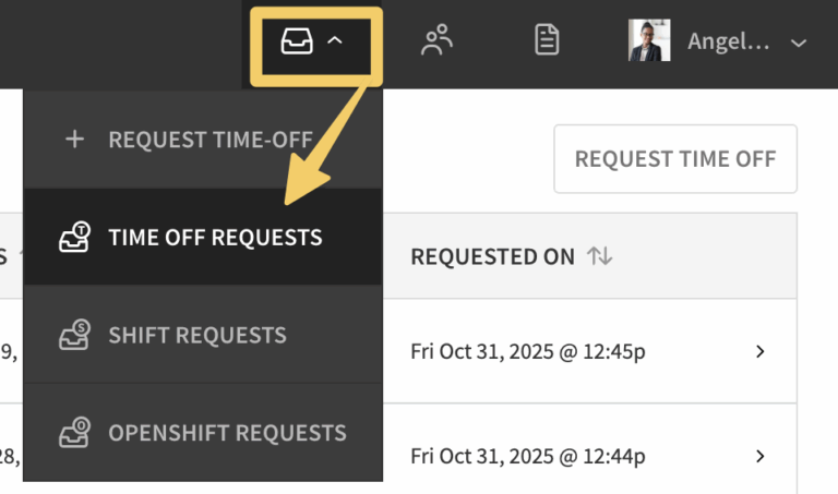 Requesting Time Off – When I Work Help Center