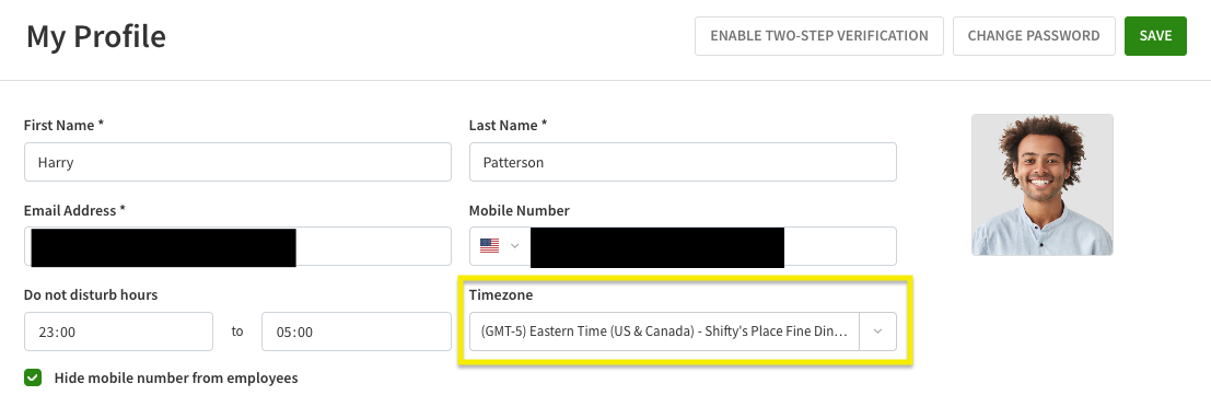 Setting Time Zones – When I Work Help Center