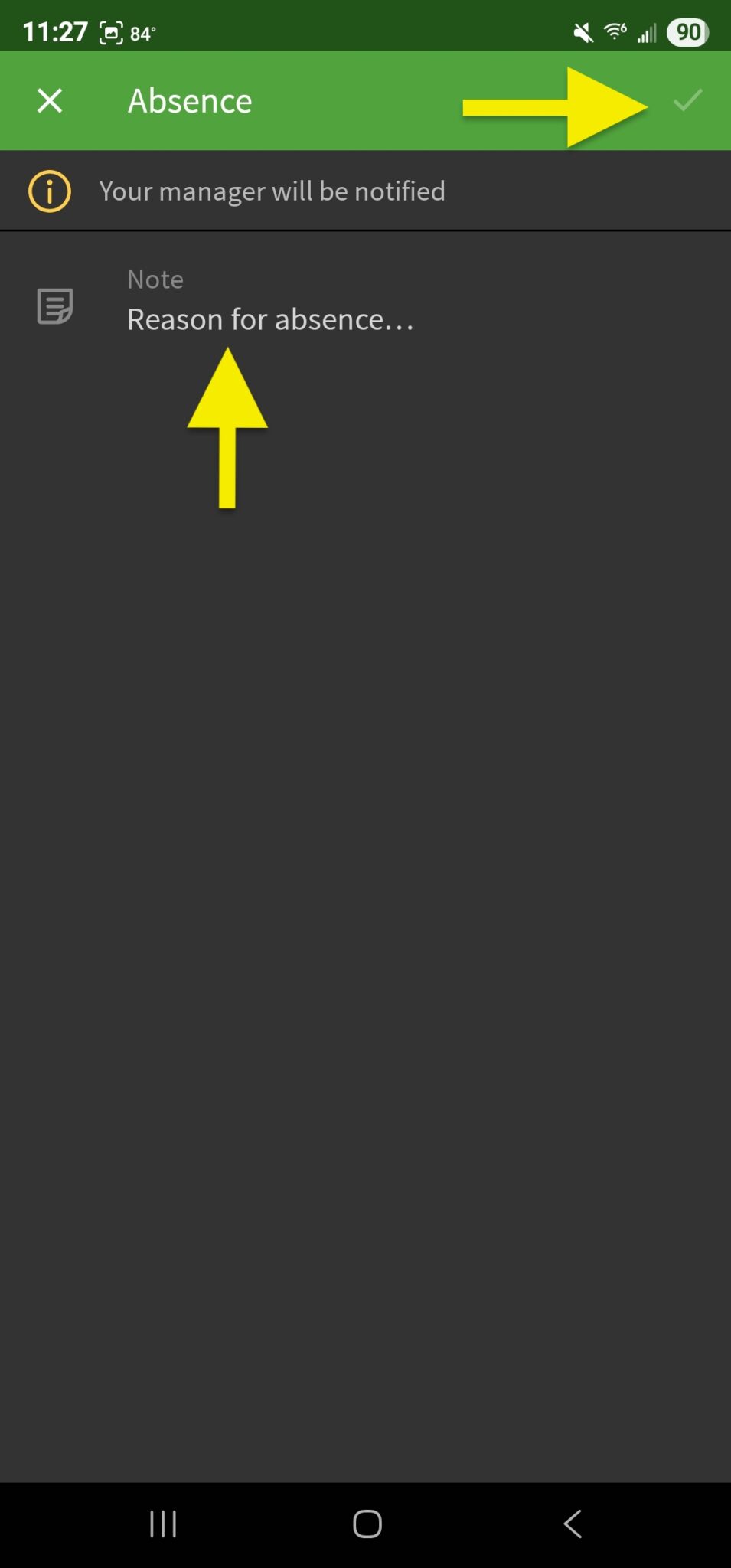 Reporting Yourself Absent – When I Work Help Center