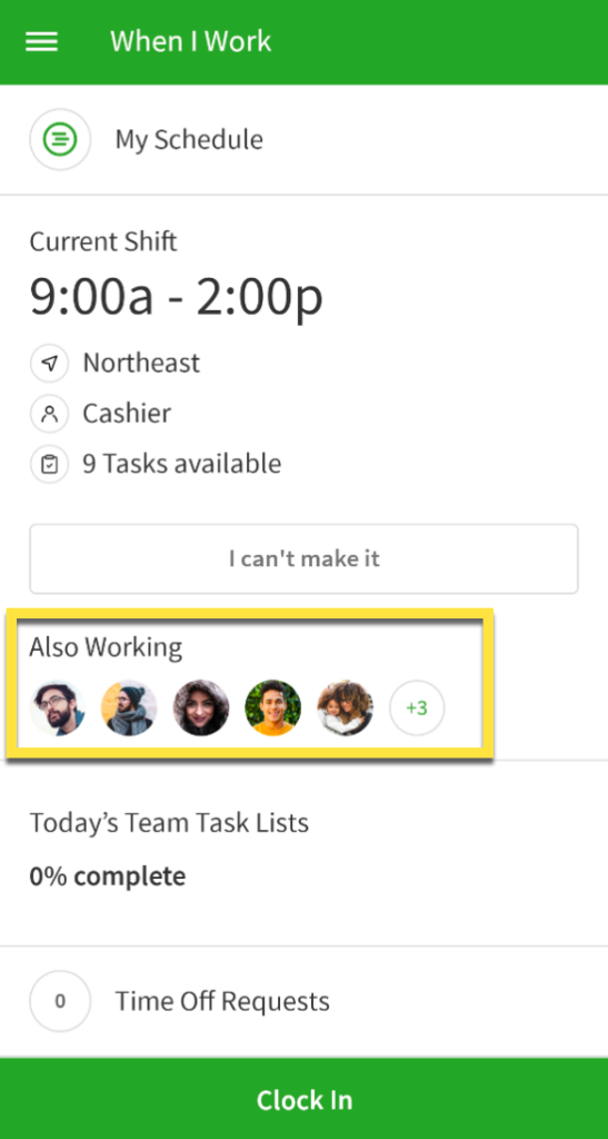 Clocking an Employee In or Out (Scheduling App) – When I Work Help Center