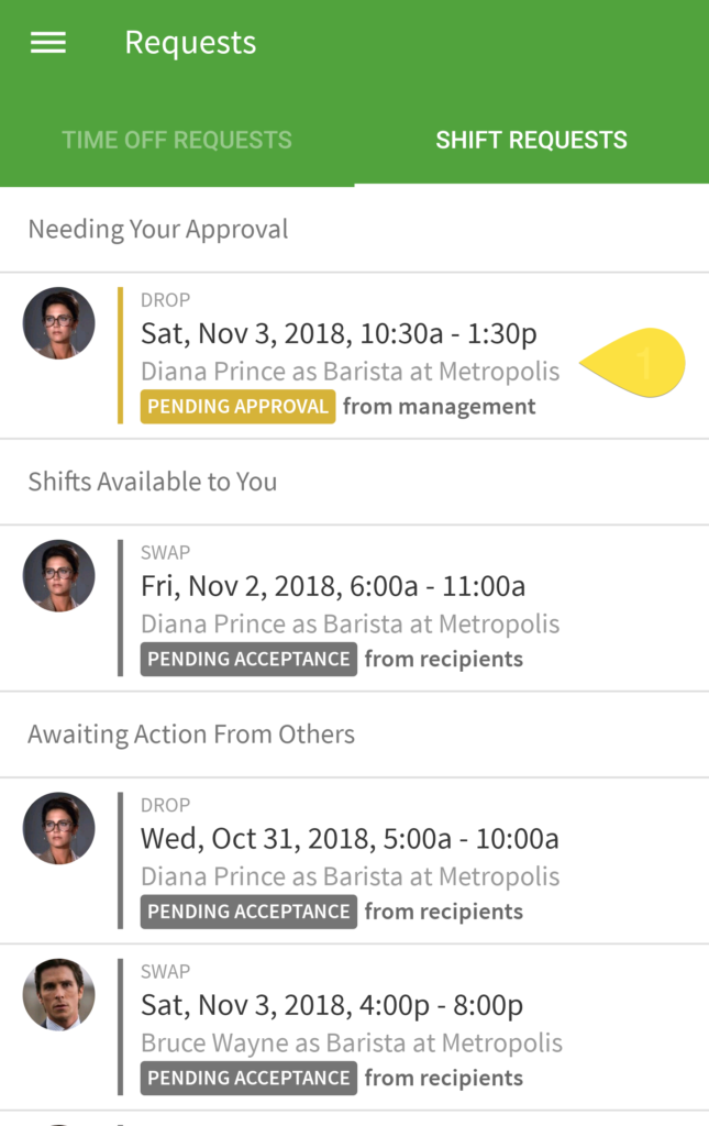 Processing Shift Requests – When I Work Help Center