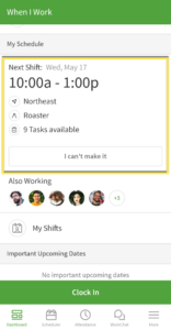 Viewing Your Schedule – When I Work Help Center
