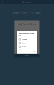 Setting Up a Time Clock Terminal – When I Work Help Center