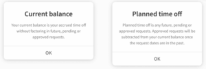 Checking Your Time Off Balance – When I Work Help Center