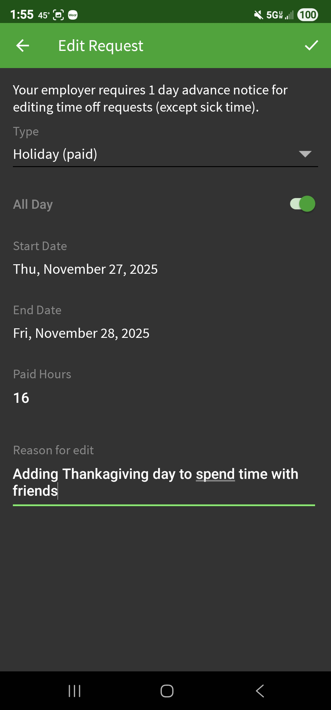 Requesting Time Off – When I Work Help Center