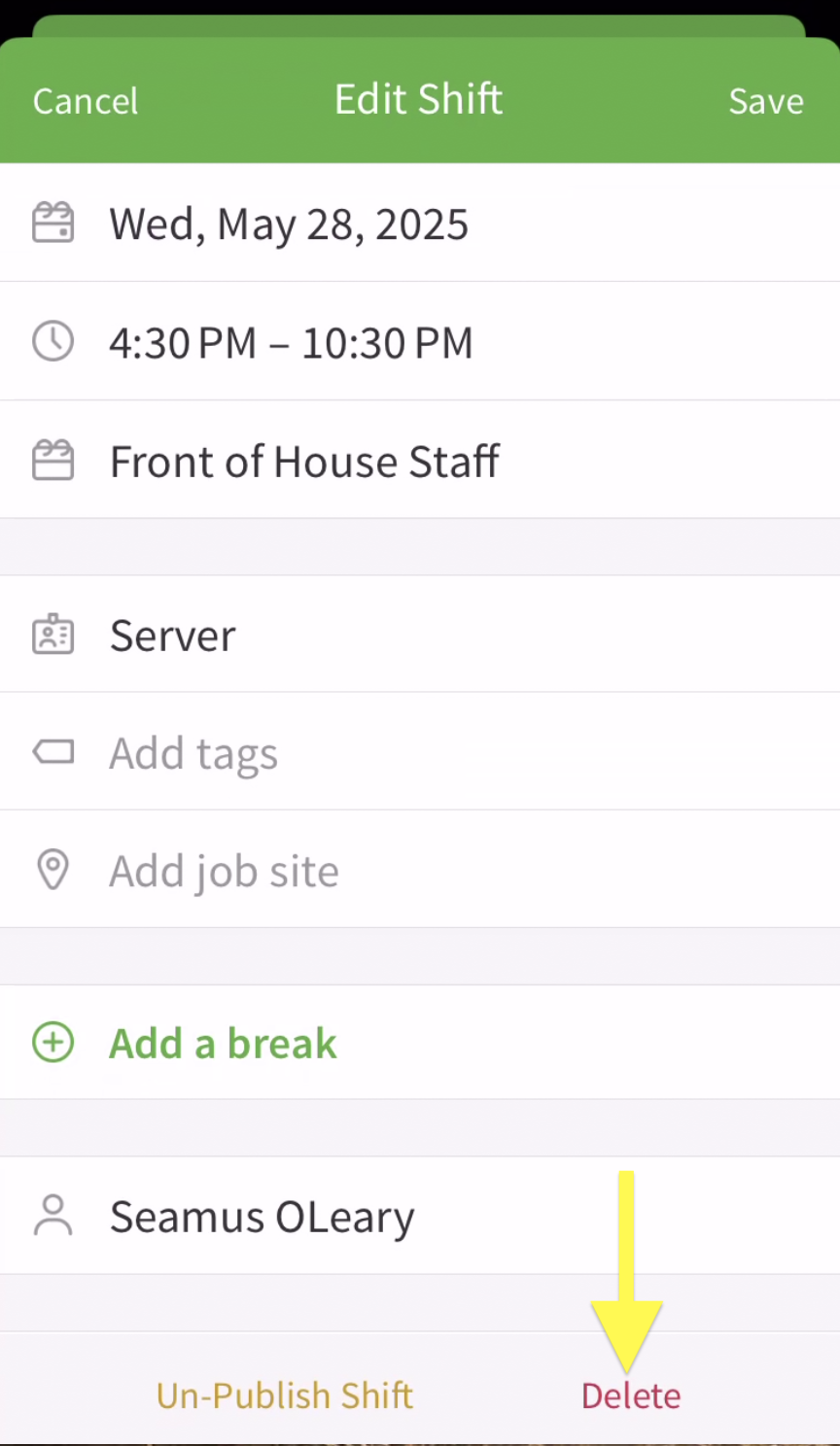 Scheduling a Shift – When I Work Help Center