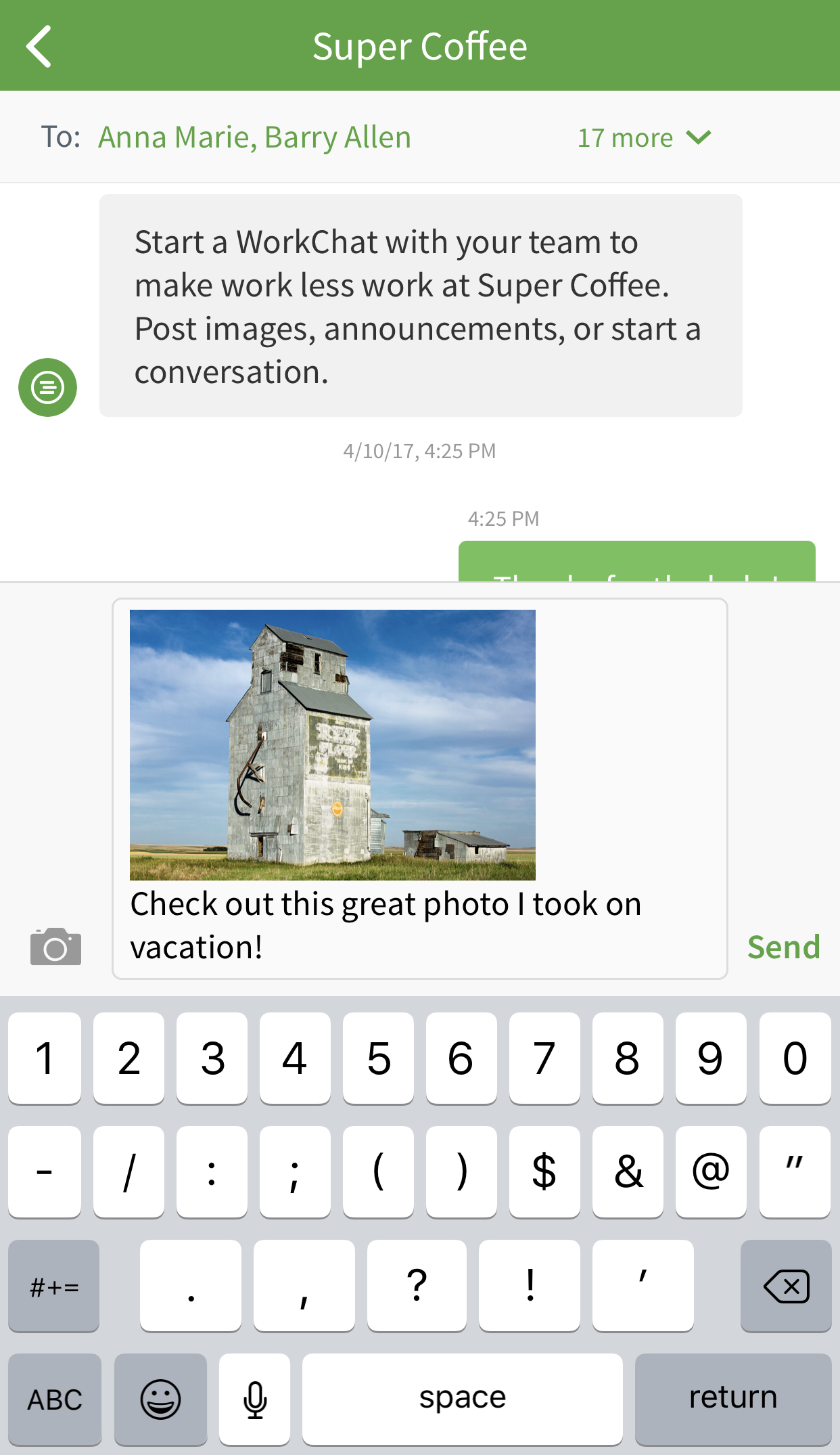 Using WorkChat – When I Work Help Center