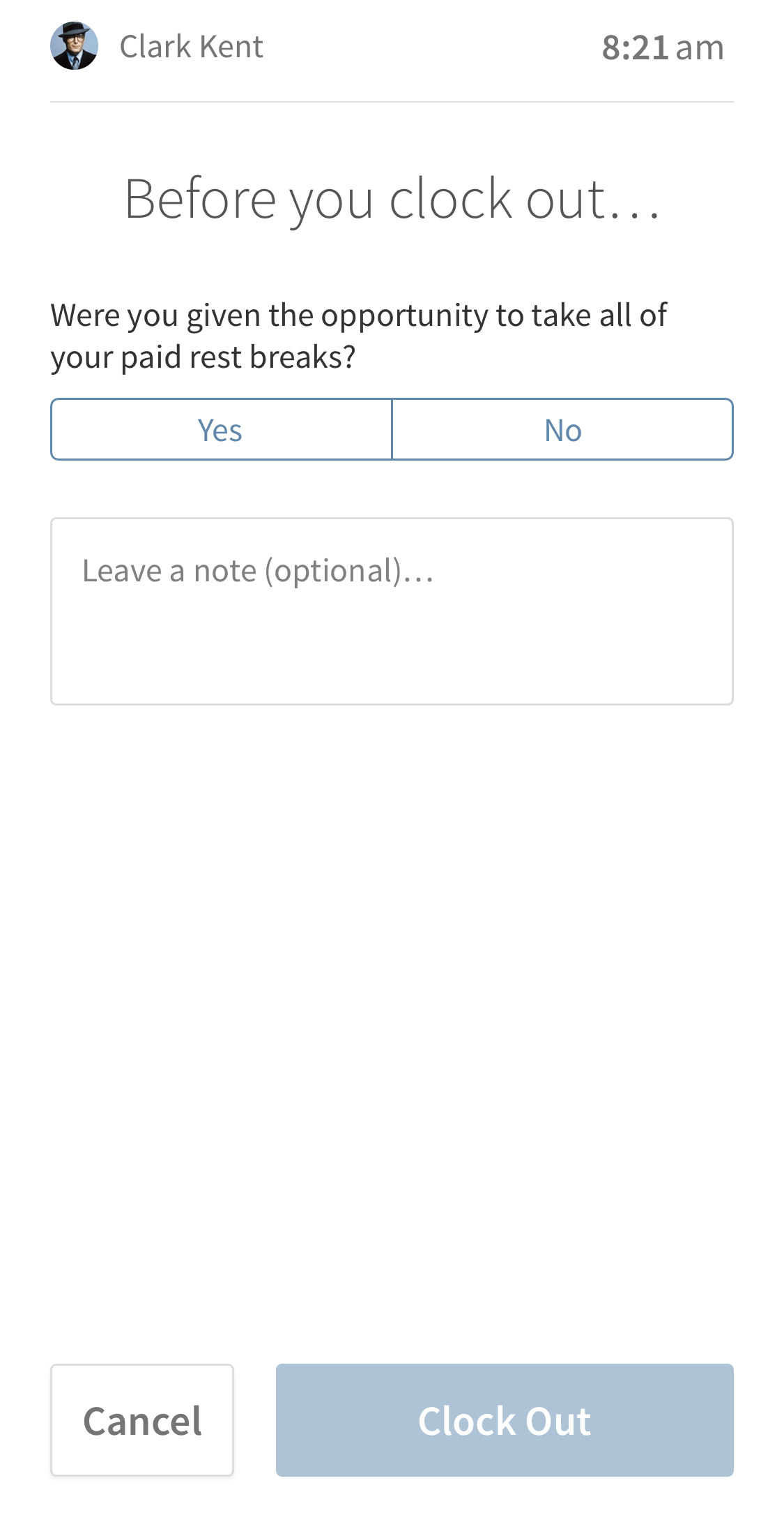 Reporting Paid Breaks on a Time Clock Terminal – When I Work Help Center