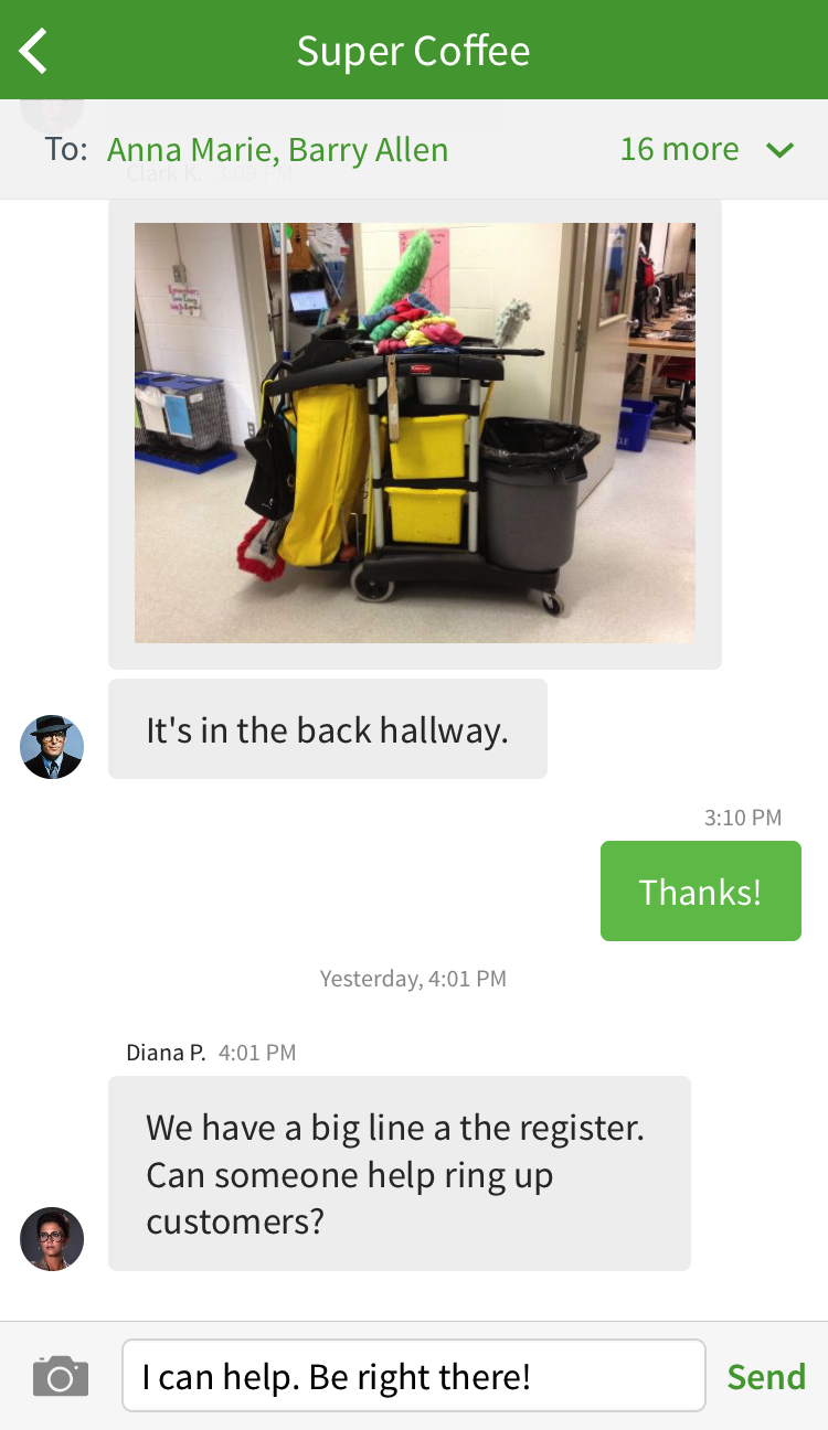 Using WorkChat – When I Work Help Center
