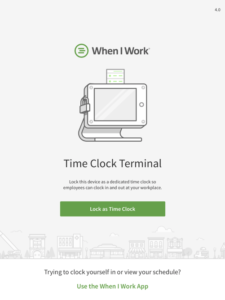 Setting Up a Time Clock Terminal – When I Work Help Center