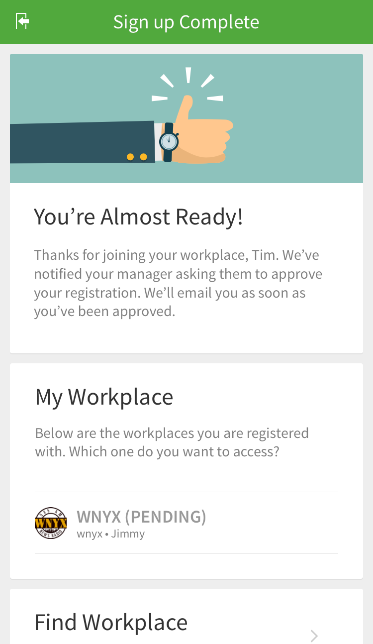 Registering With Your Workplace – When I Work Help Center