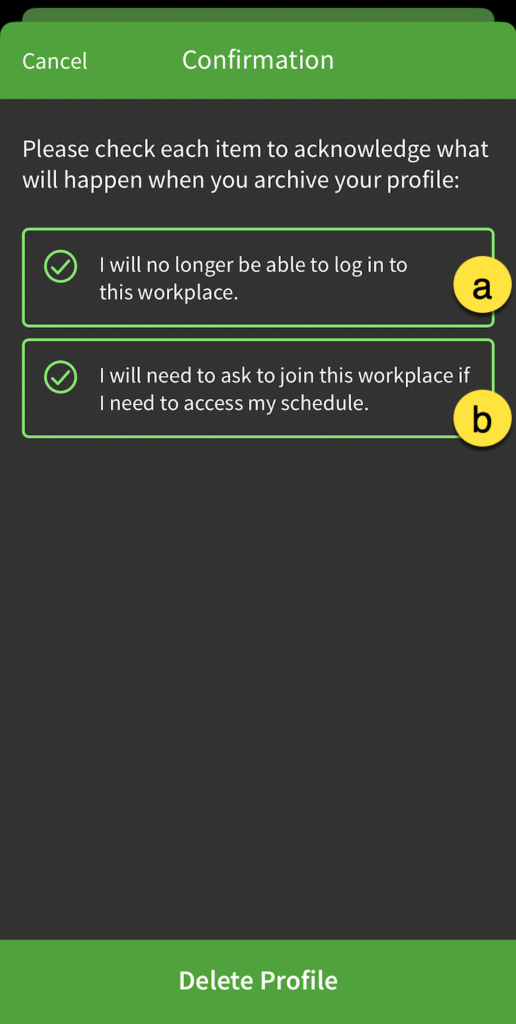 Request Profile Deletion – When I Work Help Center