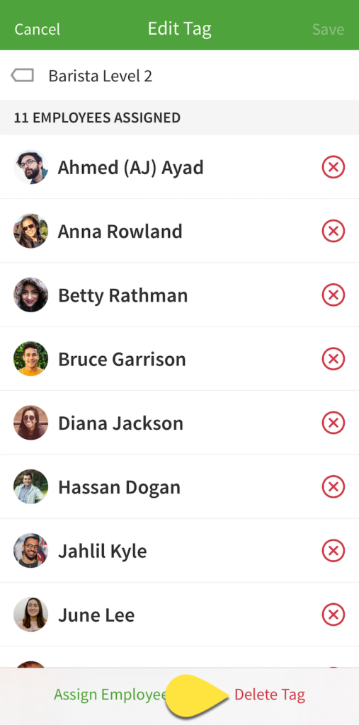Creating and Managing Tags – When I Work Help Center