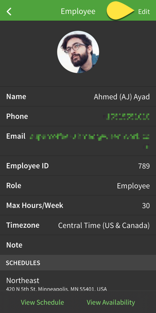 Edit a User’s Information – When I Work Help Center