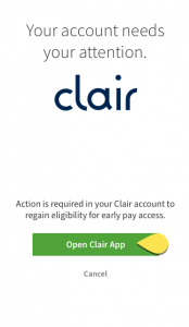 Clair On-Demand Pay Employee Reference – When I Work Help Center