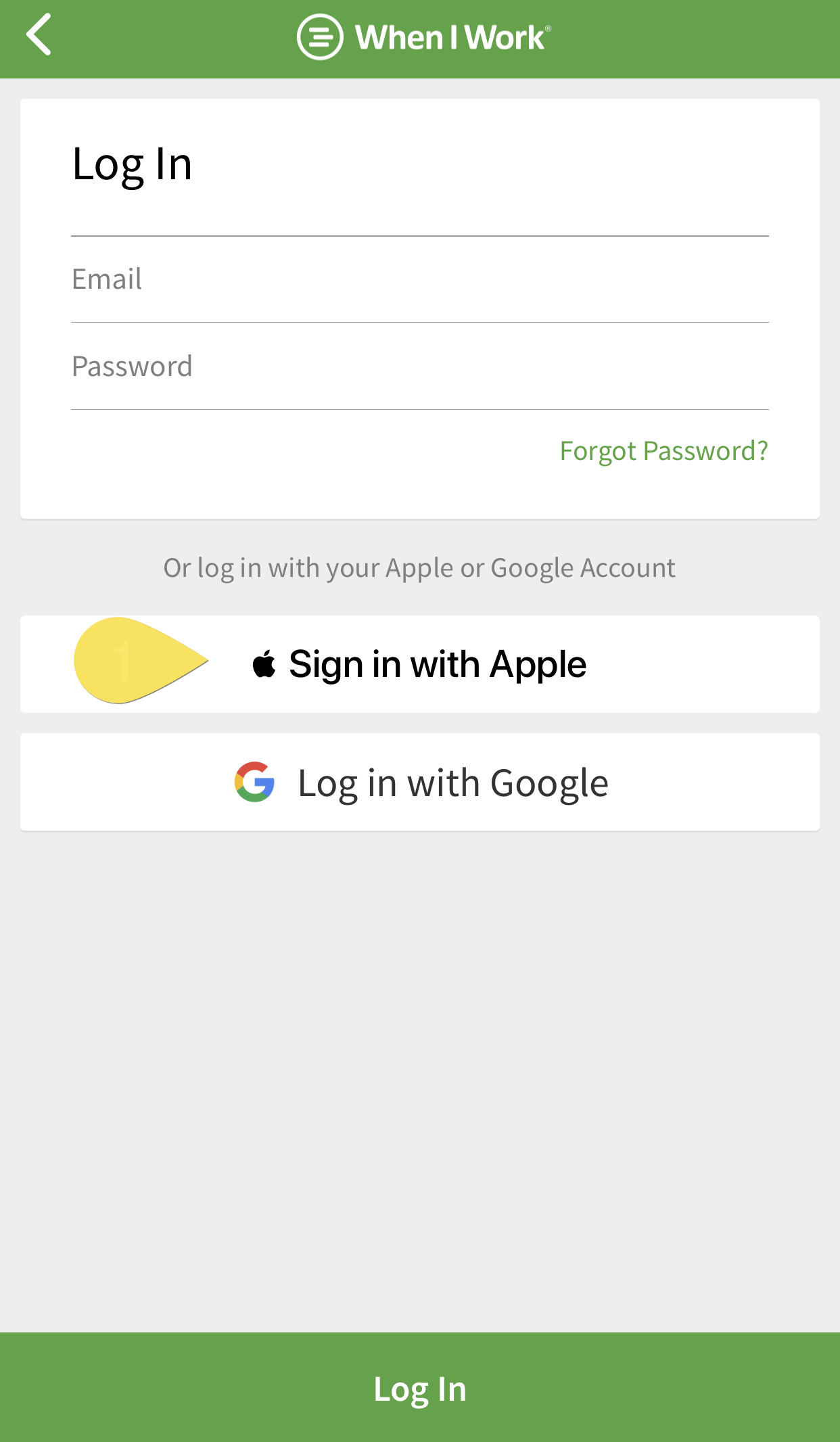 Signing in with Your Apple ID – When I Work Help Center