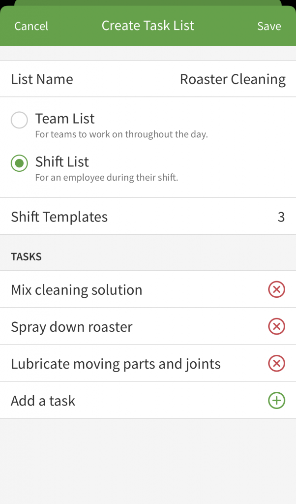 Setting Up Shift Task Lists – When I Work Help Center