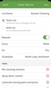 Setting Up Team Task Lists – When I Work Help Center