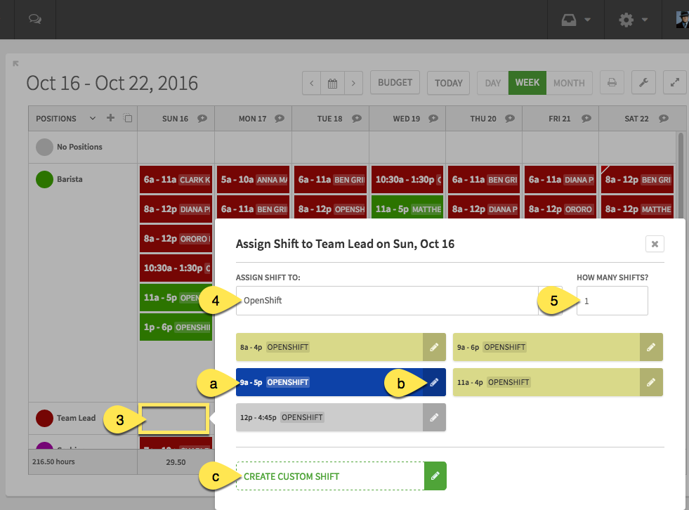 Scheduling an OpenShift (Open Scheduling) – When I Work Help Center