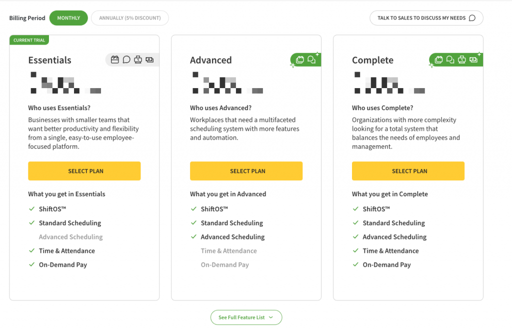 Switching to a Different Plan – When I Work Help Center