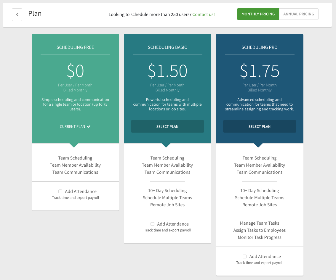 Upgrading to a Paid Plan – When I Work Help Center