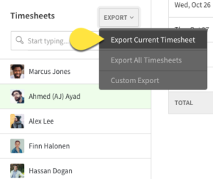 Exporting Timesheets – When I Work Help Center