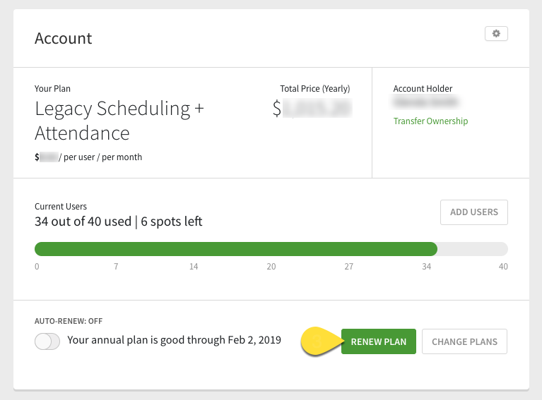 Renew Your Annual Plan – When I Work Help Center