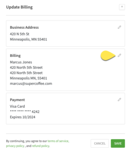 Updating Billing Information – When I Work Help Center