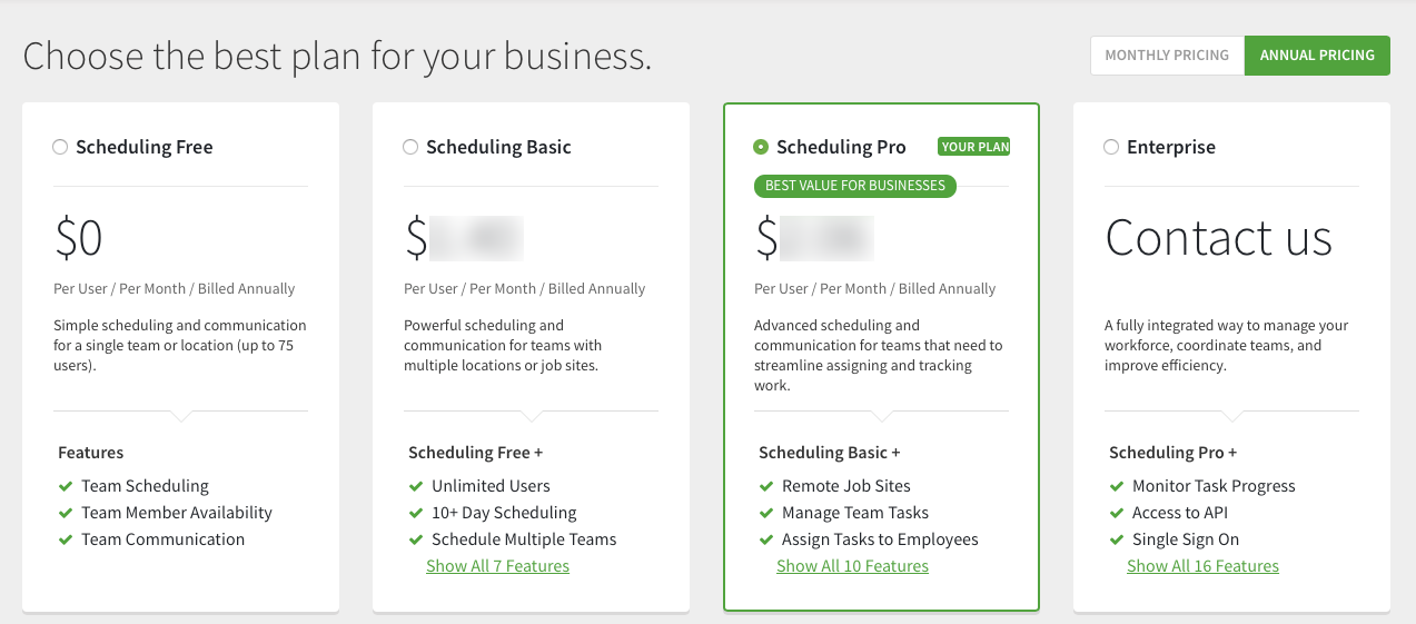 Switching to a Different Plan – When I Work Help Center