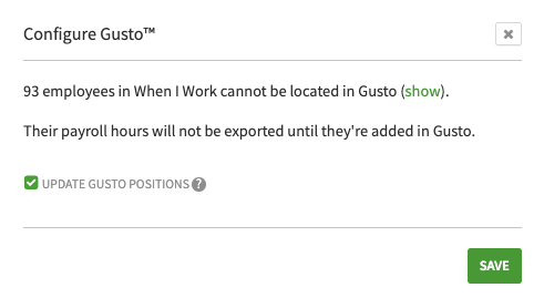 Gusto Integration – When I Work Help Center
