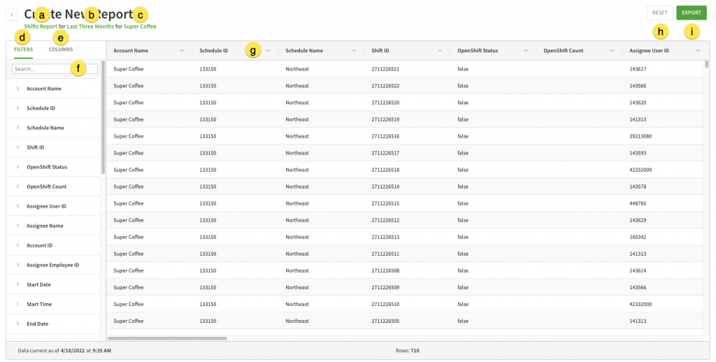 Custom Reports – When I Work Help Center