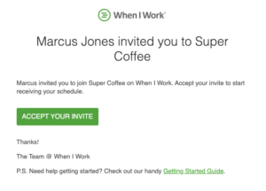 Registering With Your Workplace – When I Work Help Center