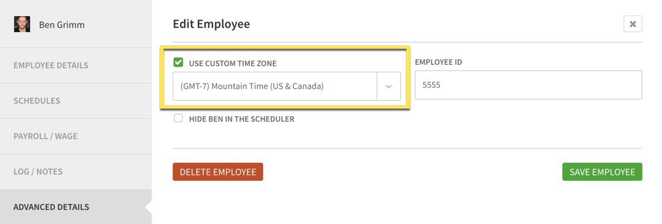 Setting the Time Zone – When I Work Help Center