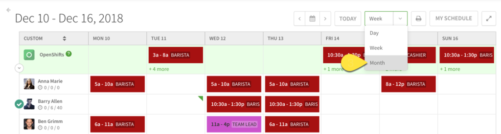 Viewing Your Coworkers’ Schedules – When I Work Help Center