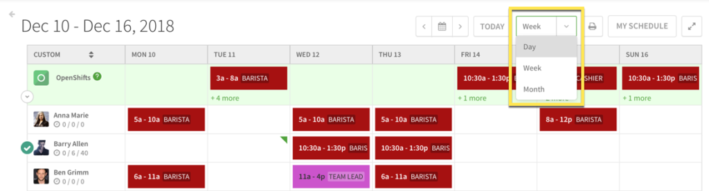 Viewing Your Coworkers’ Schedules – When I Work Help Center