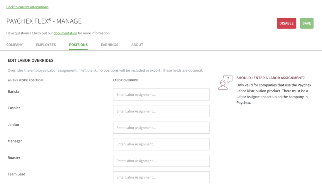 Paychex Integration – When I Work Help Center