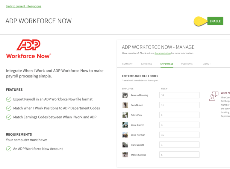 ADP Workforce Now Timesheet Export – When I Work Help Center